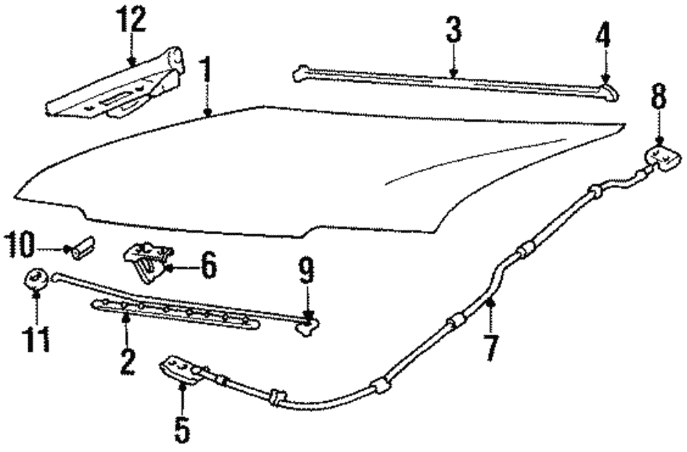 1989-1991 Hyundai Sonata Seal 86435-33000 | Hyundai Wholesale Direct