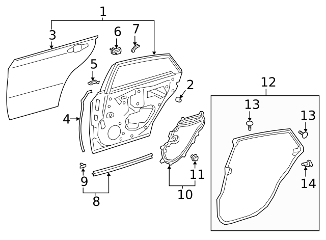 67841-07040 - Access Cover - 2019-2022 Toyota Avalon | OEM Genuine ...