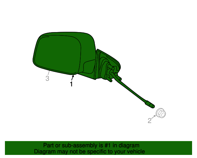 Mirror 5SG35TZZAE | My Mopar Parts