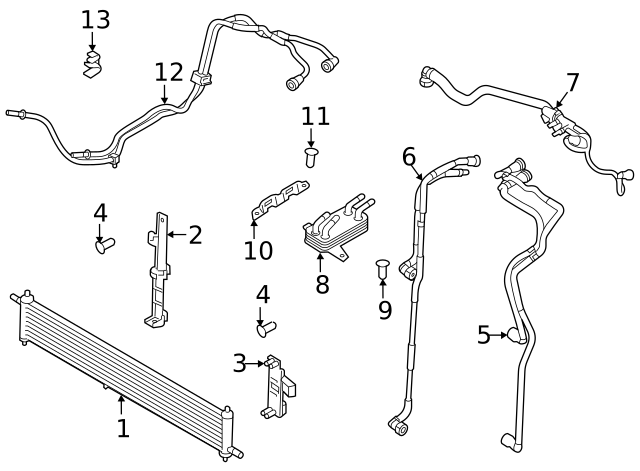 Genuine OEM Outlet Hose Part# LR071062 Fits 2020-2021 Land Rover Range ...