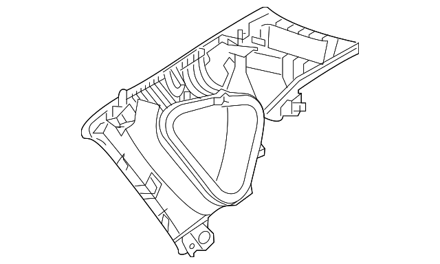 KB7W-68-260B-75 - Upper Quarter Trim - 2017-2023 Mazda CX-5 | MazdaSwag