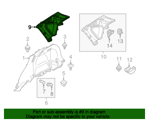 KB7W-68-260B-75 - Upper Quarter Trim - 2017-2023 Mazda CX-5 | MazdaSwag