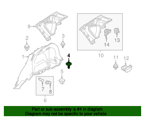 2003-2023 Mazda Bumper Cover Screw 9CS6-00-516B | OEM Parts Online