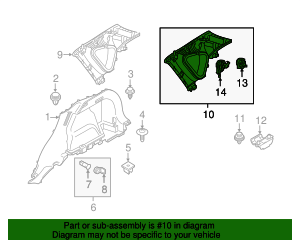2017-2021 Mazda CX-5 Upper Quarter Trim KB8C-68-250B-75 ...