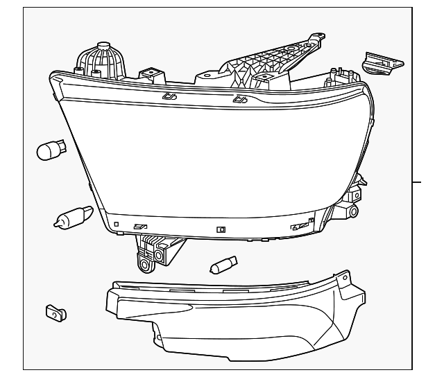 Headlamp 68316080AJ | TascaParts.com