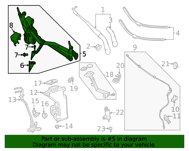 253-820-97-00 - Motor & Linkage 2020-2023 Mercedes-Benz | Mercedes-Benz ...