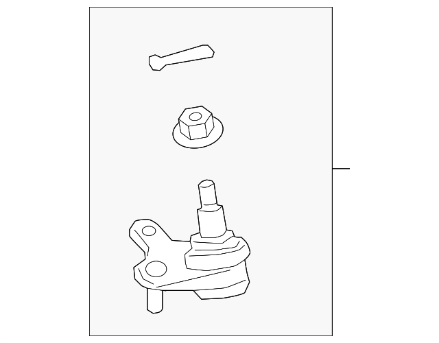 43330-09A30 - Lower Ball Joint 2019-2025 Lexus | Longo Lexus Parts