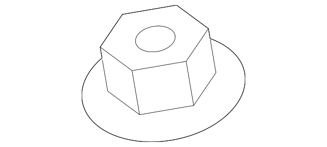90080-17214 - 2004-2024 Lexus - Lower Ball Joint Castle Nut | My L Parts