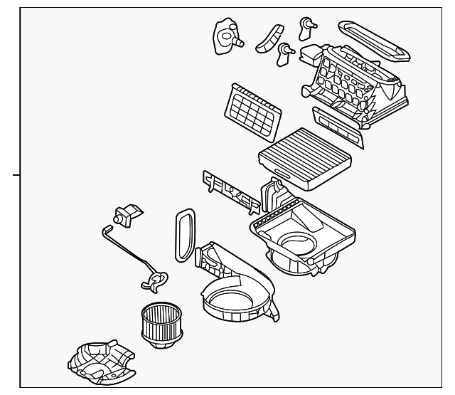 2007-2008 Hyundai Entourage Blower Assembly 97200-4D100 | QuirkParts
