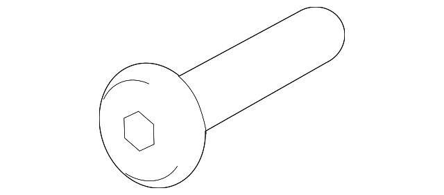 2009-2021 FORD Trunk Side Trim Screw W714241S300 | GetOEMParts.com
