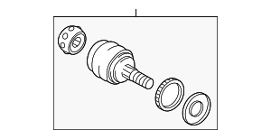 2011-2019 Infiniti Inner Joint Assembly 39711-1MA0A | Faulkner Infiniti ...
