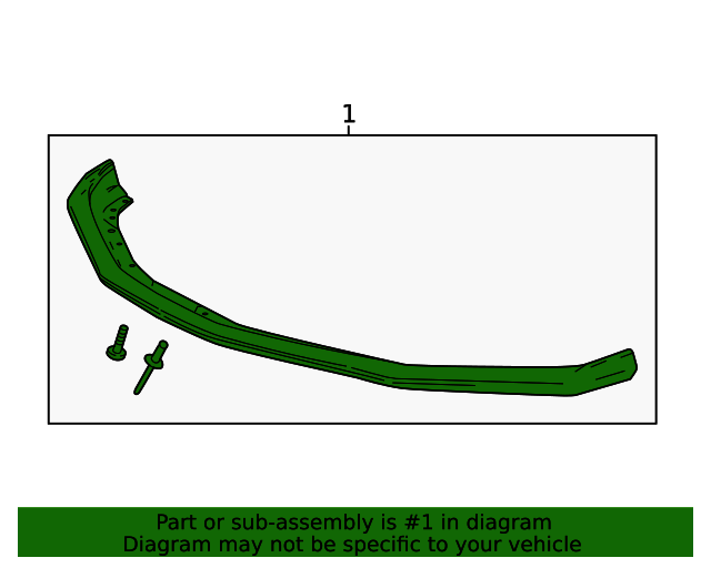2016-2019 Chevrolet Camaro GM 84116173 Exterior Trim, Ground Effects ...
