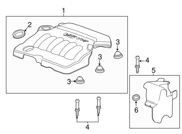 2012-2016 Chevrolet Rear Engine Noise Shield 12635864 GM ...