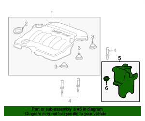 12635864 - Rear Engine Noise Shield 2012-2016 Chevrolet | GM Wholesale ...