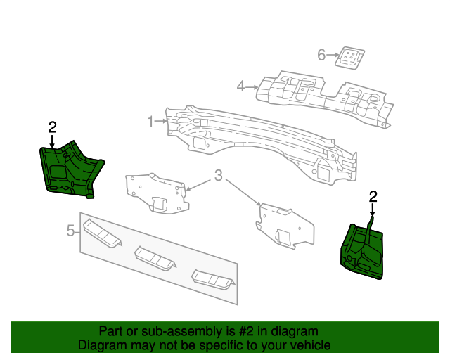 2011-2019 Mopar Pillar Reinforced - Passenger Side (RH) 68043162AC ...