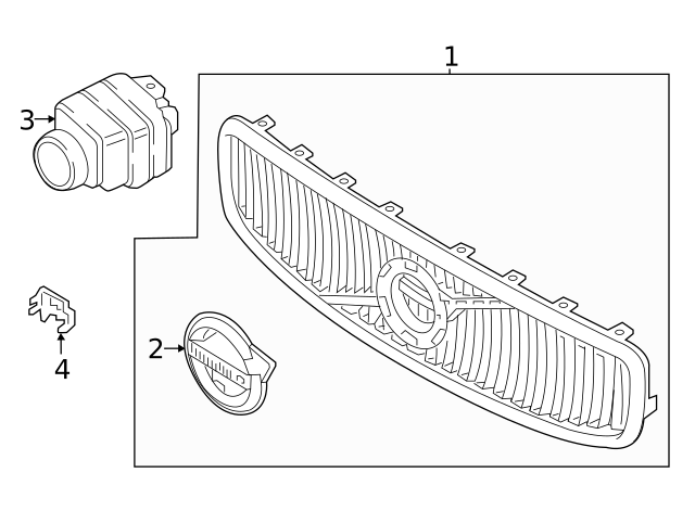 2017-2020 Volvo Grille 32365386 | TascaParts.com
