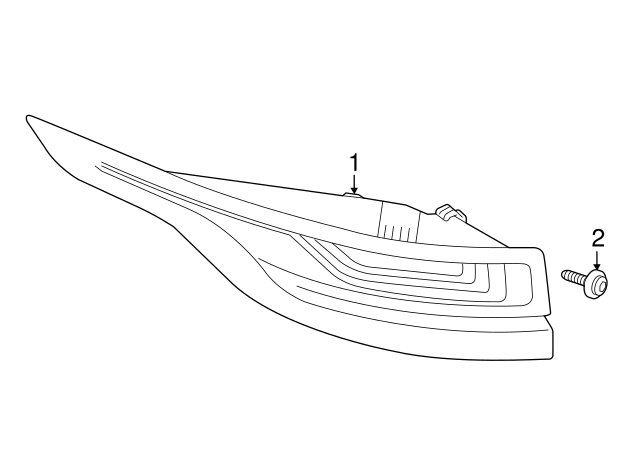 Genuine OEM Combo Lamp Part# LR111109 Fits 2021-2023 Land Rover Range ...