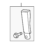 2008-2017 GM Ebony Rear Driver Side Seat Belt with Buckle 19301276 GM ...