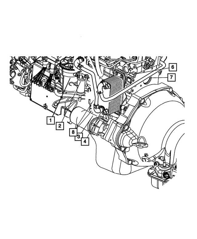 2001-2004 Dodge OEM NEW 1998-2004 Mopar Dodge Ram 1500 2500 3500 5.9L Heater Clamp 5011900AA ...