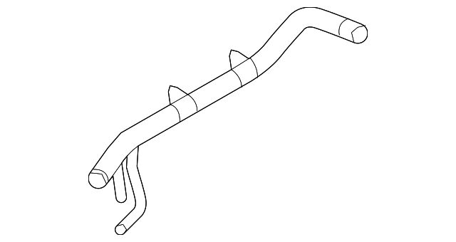 2007-2009 Volkswagen Touareg Connector Pipe 079-121-070-BH | OEM VW ...