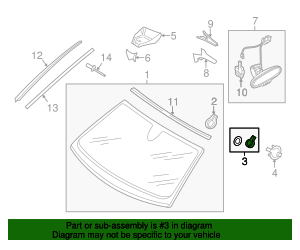 8K0-955-559-C - Sensor 2008-2018 Audi | Audi OEM Parts