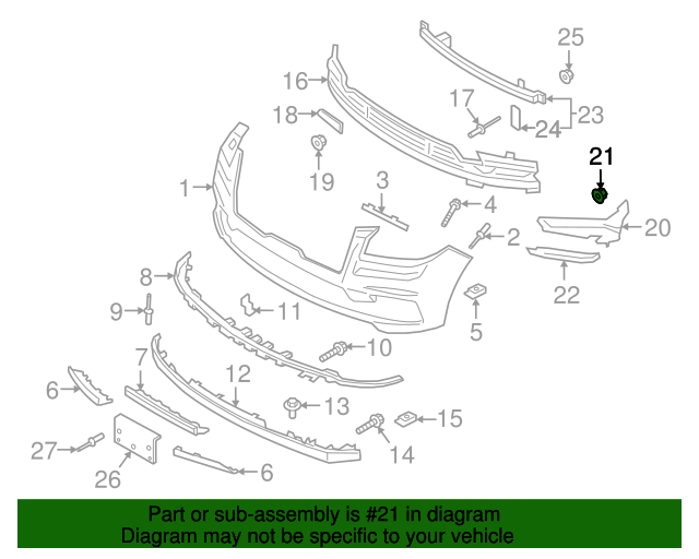 2011-2020 Ford Mount Bracket Nut -W715051-S439 | TascaParts.com
