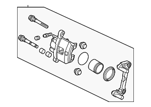 2017-2024 Mitsubishi Caliper Assembly 4605B003 | Mitsubishi Motors Store