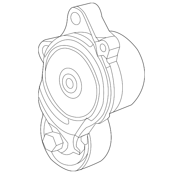2014-2019 Mopar Serpentine Tensioner 68325057AA | TascaParts.com
