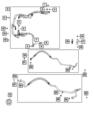 2021-2024 Ram 1500 A/C Line Bracket 68444781AA | Mopar eStore