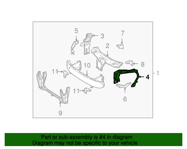 221-620-01-91 - Mount Frame 2007-2013 Mercedes-Benz | Mercedes-Benz USA ...