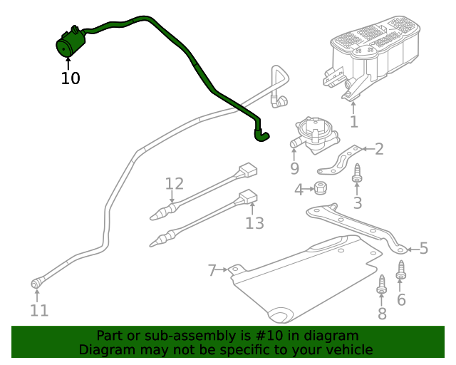 2018-2021 Audi Vapor Canister Filter 8W6-201-997-A | OEM Parts Online