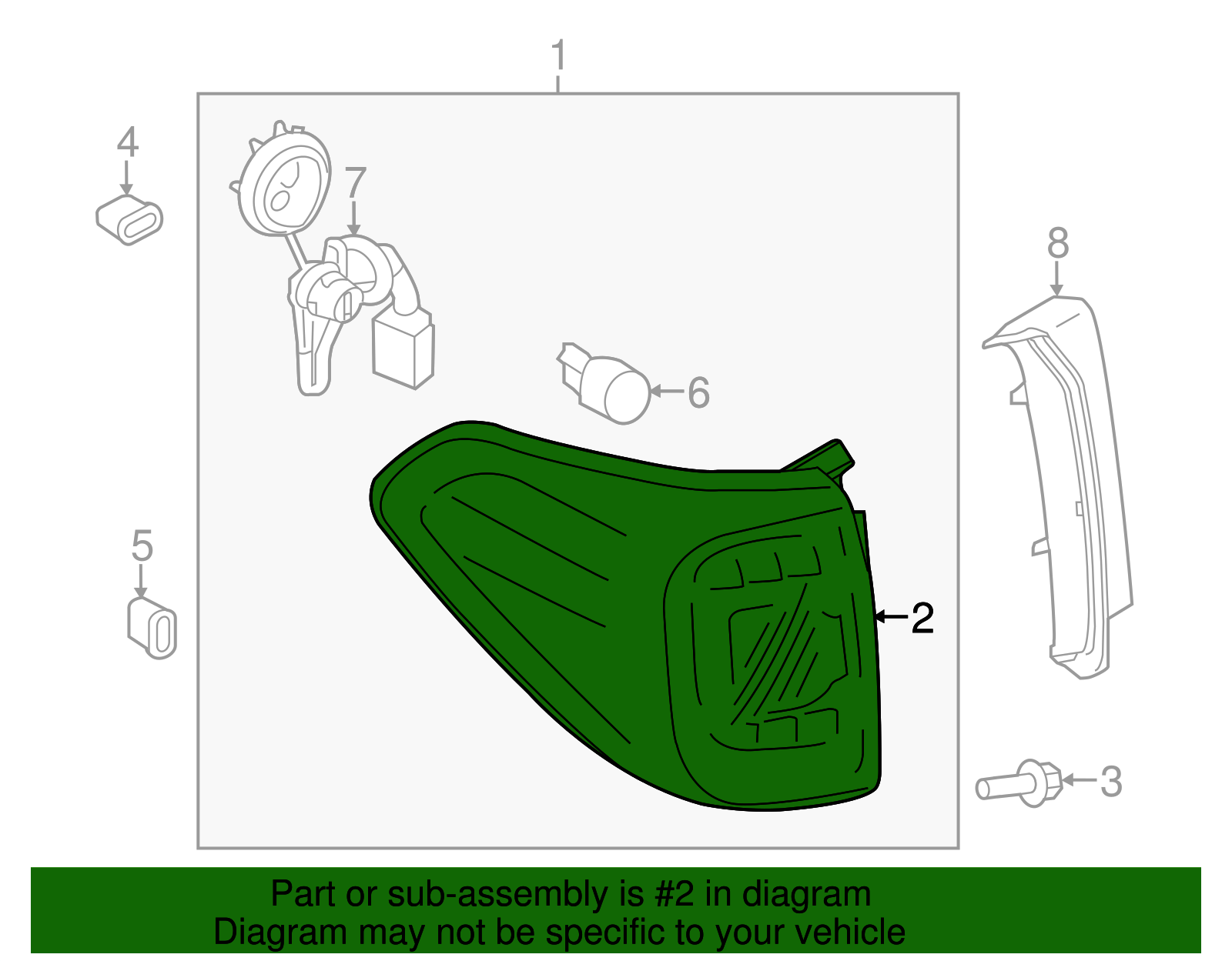 2018-2020 Infiniti QX80 Lens & Housing 26554-6GW0A | INFINITI OF WEST ...