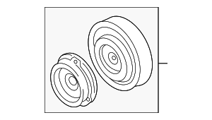 2013-2018 Mopar Pulley 68143610AB | Mopar Parts Canada