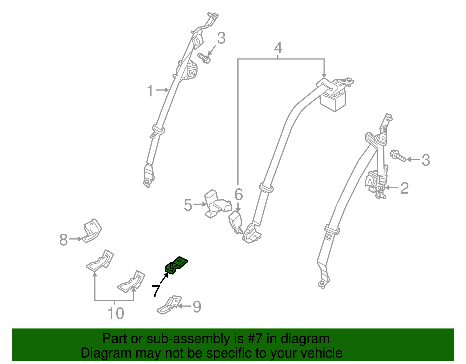 2017-2022 Genesis G90 Lower Bracket 89835-D2000 | QuirkParts