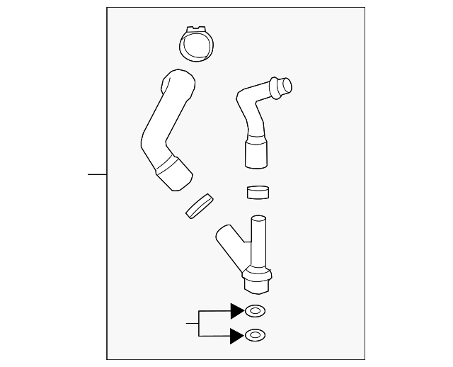 2017-2024 Porsche Hose Assembly 9A2-106-514-30 | OEM Parts Online