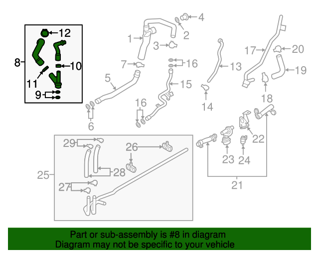 2017-2024 Porsche Hose Assembly 9A2-106-514-30 | Porsche OEM Parts Online