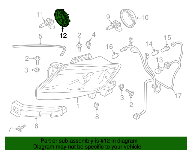 2007-2015 Mazda CX-9 Inner Cover TD11-51-0A1 | Mazda-Parts