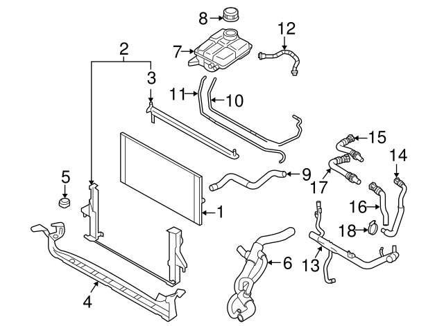 2004-2013 Volvo Heater Hose 30636951 | NewAutoParts.com