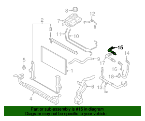 30636952 - Heater Hose - 2004-2013 Volvo | Volvo OEM Parts Direct