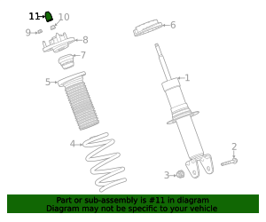 2020-2024 Chevrolet Corvette Suspension Absorber Mount Cover (Replaces ...