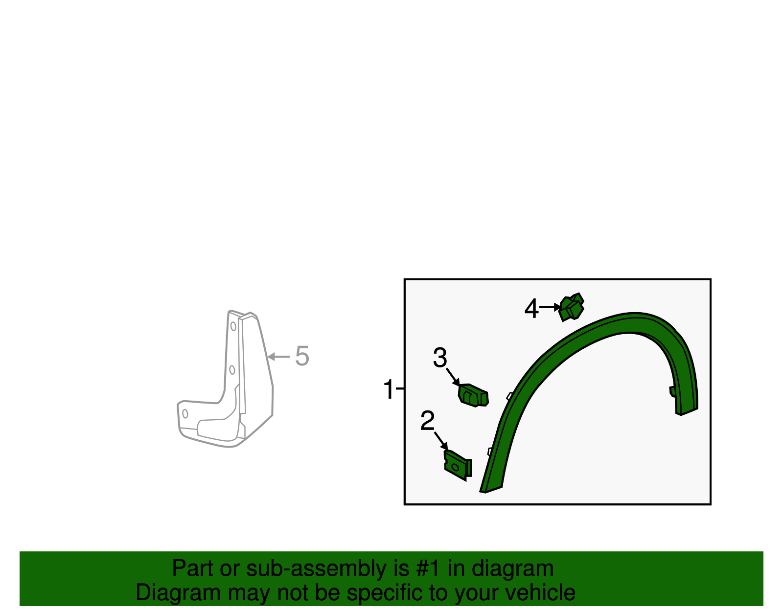 74107-T7W-A11 - Wheel Opening Molding 2019-2022 Honda HR-V | Honda ...