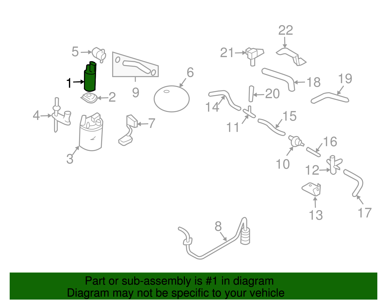 1999-2012 Hyundai Fuel Pump 31111-0M000 | Retail Performance Auto Parts