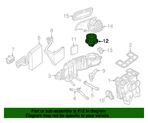 1729065200 - Blower Motor 2012-2020 Mercedes-Benz | AutoNationParts.com