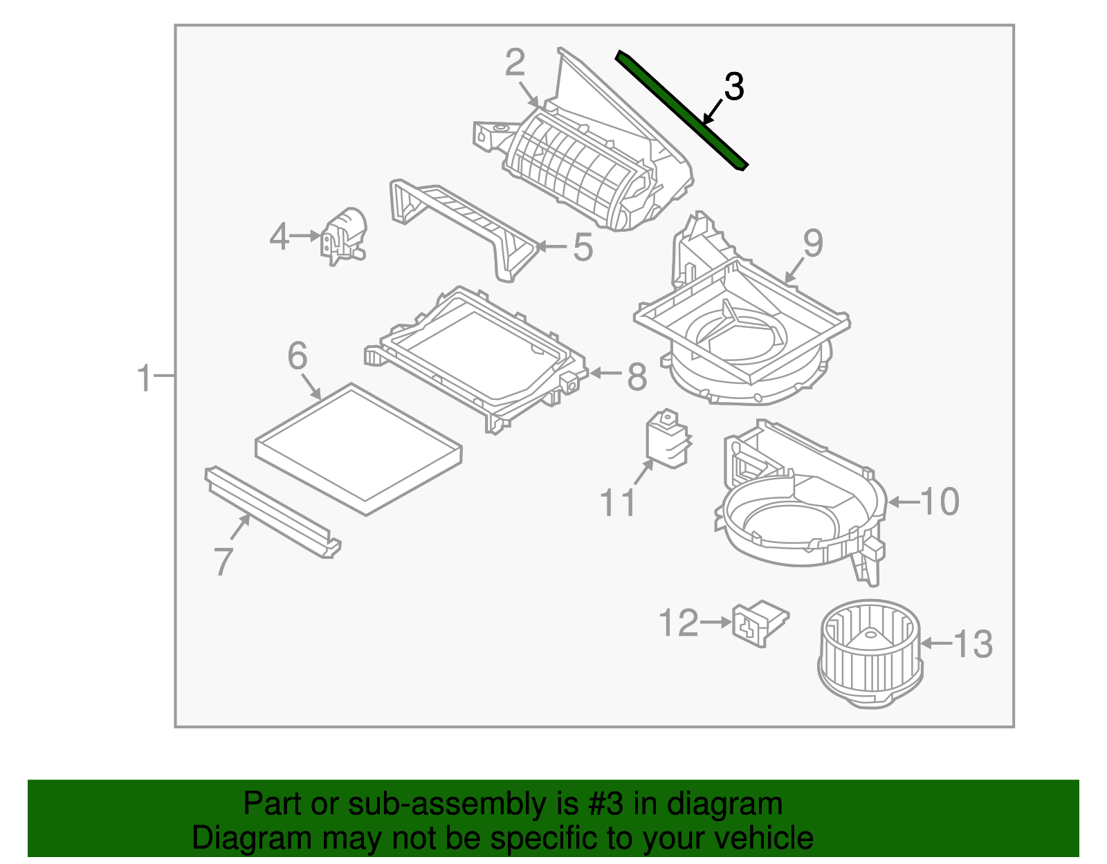 97127-D5000 - Intake Case Seal Strip 2016-2020 Kia | Kia.Parts Store