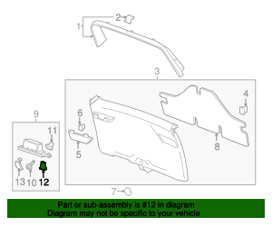 2010-2025 GM Jet Black Liftgate Close Switch 25909283 GM ...