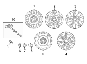 2009-2019 Toyota Wheel 42611-02A00 | AutoNationParts.com