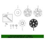 2014-2016 Toyota Corolla Wheel Alloy 17 Inch 42611-02L30 | OEM Parts Online