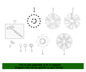 4261102a00 - 2009-2019 Toyota Wheel (42611-02A00) | Lowe Toyota Parts ...