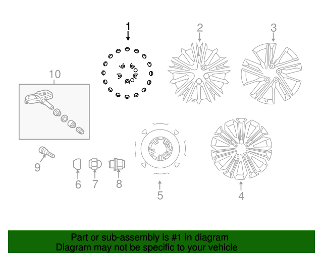 2009-2019 Toyota Wheel Steel 42611-02A00 | OEM Parts Online