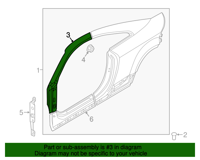 8S8-809-839 - Hinge Pillar 2016-2023 Audi | Audi OEM Parts